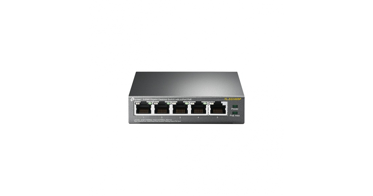 TP-Link TL-SG1005P 5-Port Gigabit PoE Unmanaged Switch | متجر يلا جووم